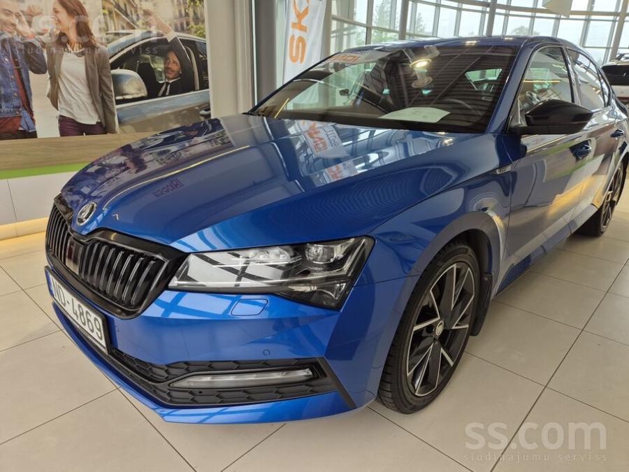Zils Skoda SuperB 2022 Liepāja, ar dzinēja tilpumu 1.50 L un nobraukumu 69 tūkst. km par 23900 €, foto 1 vietnē AUTOMOTO.COM.LV