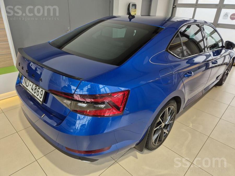 Zils Skoda SuperB 2022 Liepāja, ar dzinēja tilpumu 1.50 L un nobraukumu 69 tūkst. km par 23900 €, foto 3 vietnē AUTOMOTO.COM.LV