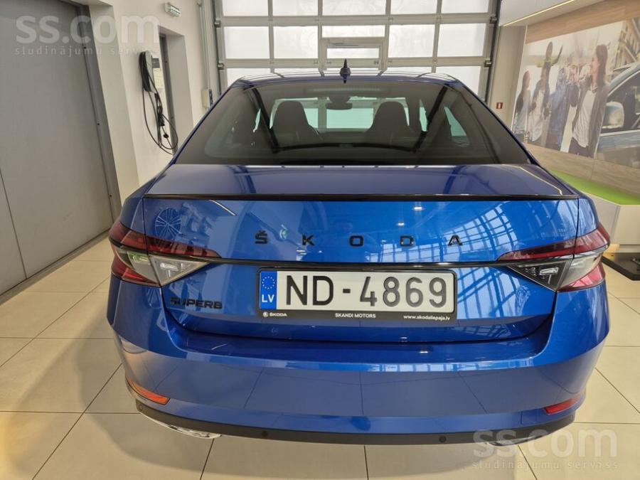 Zils Skoda SuperB 2022 Liepāja, ar dzinēja tilpumu 1.50 L un nobraukumu 69 tūkst. km par 23900 €, foto 4 vietnē AUTOMOTO.COM.LV