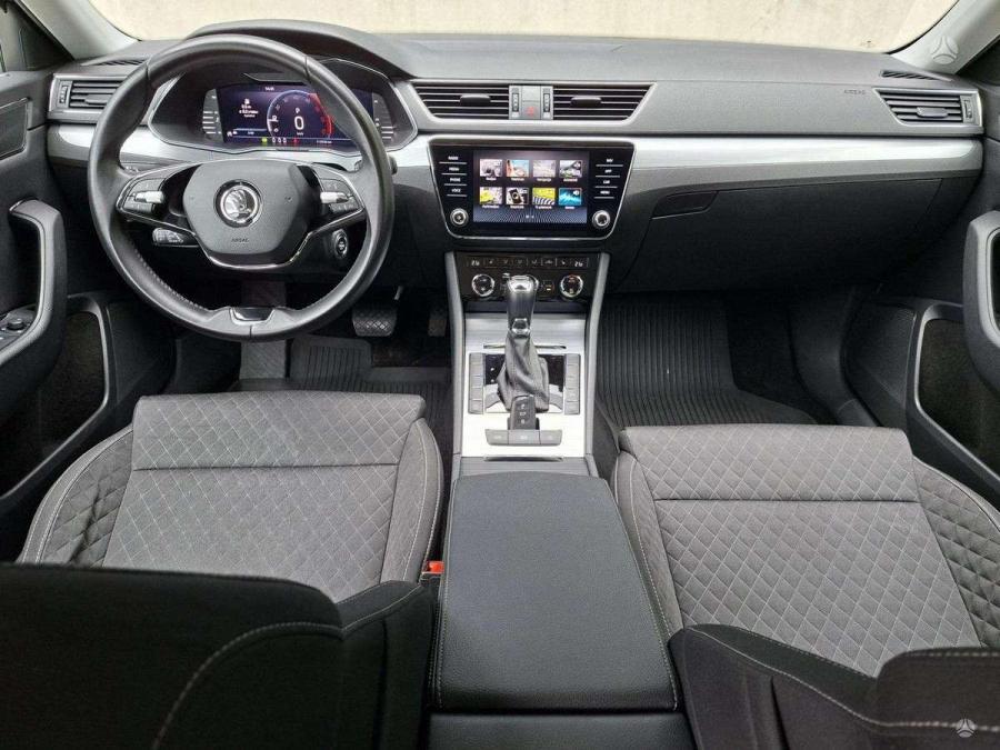 Blue Skoda SuperB 2022 in Vilnius, with an engine capacity of 1.97 L and mileage of 115 thousand km for 17200 €, photo 8 on AUTOMOTO.COM.LV