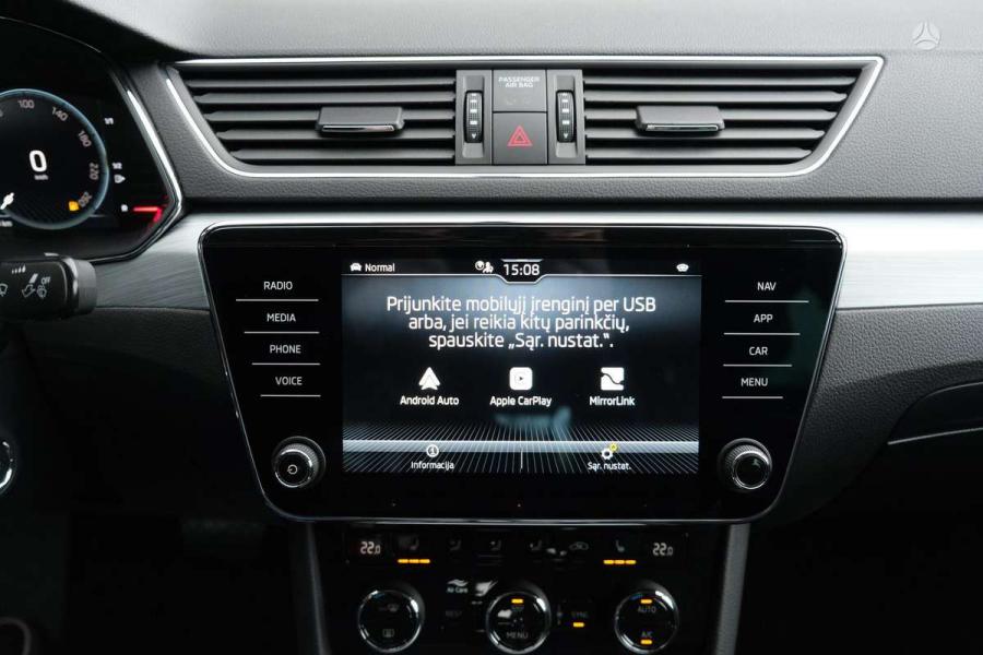 Zils Skoda SuperB 2022 Viļņa, ar dzinēja tilpumu 1.97 L un nobraukumu 96 tūkst. km par 19900 €, foto 12 vietnē AUTOMOTO.COM.LV