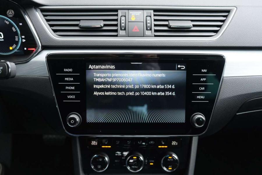 Zils Skoda SuperB 2022 Viļņa, ar dzinēja tilpumu 1.97 L un nobraukumu 96 tūkst. km par 19900 €, foto 16 vietnē AUTOMOTO.COM.LV