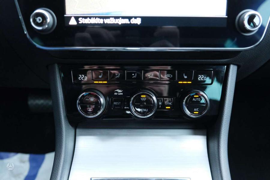 Zils Skoda SuperB 2022 Viļņa, ar dzinēja tilpumu 1.97 L un nobraukumu 96 tūkst. km par 19900 €, foto 17 vietnē AUTOMOTO.COM.LV
