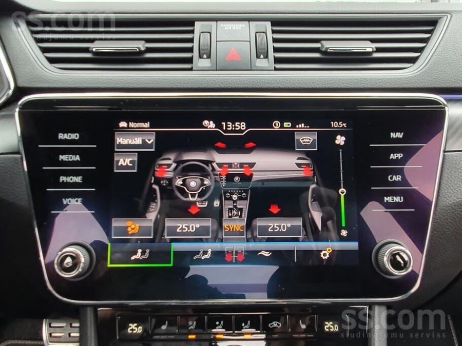 Zils Skoda SuperB 2022 Rīga, ar dzinēja tilpumu 2.00 L un nobraukumu 167 tūkst. km par 24900 €, foto 29 vietnē AUTOMOTO.COM.LV
