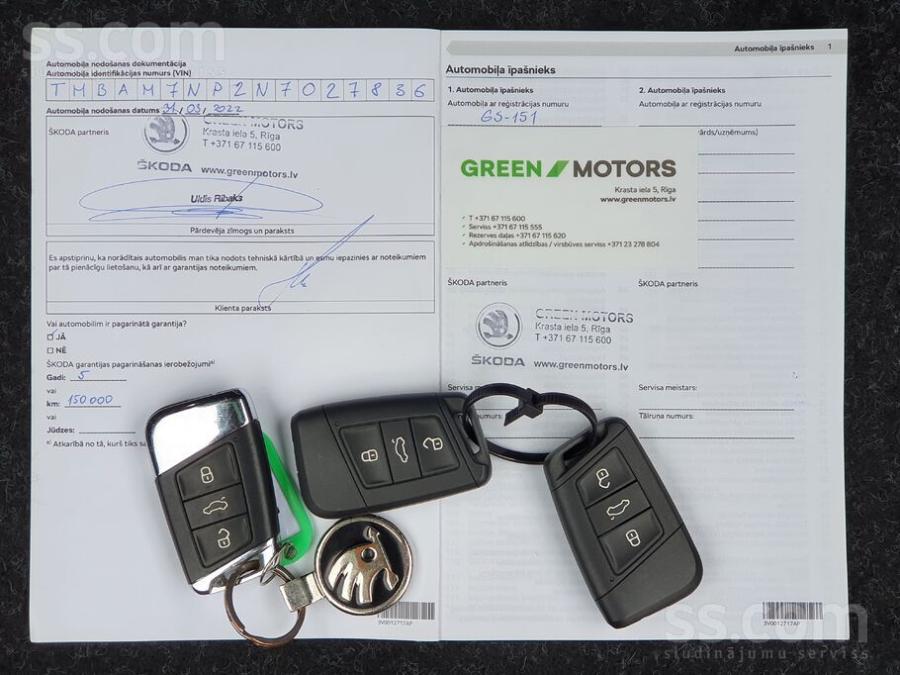 Zils Skoda SuperB 2022 Rīga, ar dzinēja tilpumu 2.00 L un nobraukumu 167 tūkst. km par 24900 €, foto 36 vietnē AUTOMOTO.COM.LV