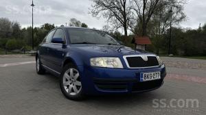 Синий Шкода Суперб 2006 в Бауска, объемом двигателя 1.90 л и пробегом 415 тыс. км за 2300 €, фото  на AUTOMOTO.COM.LV