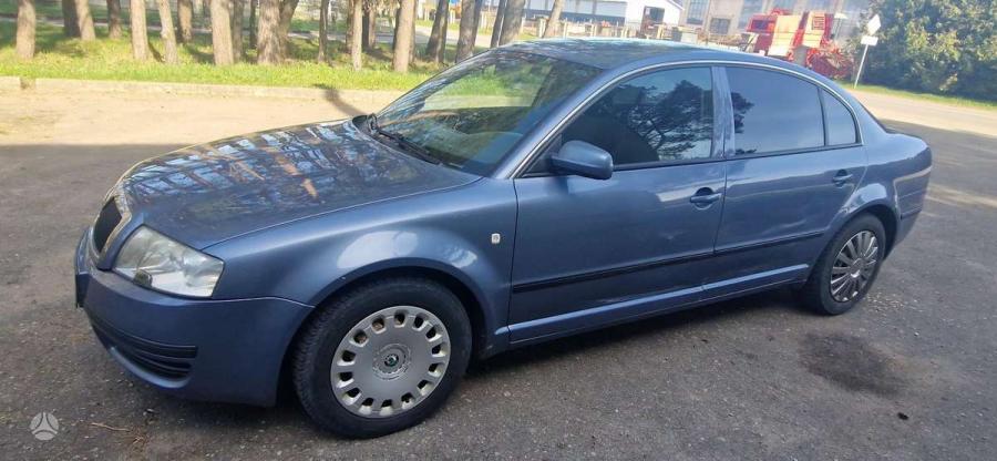 Blue Skoda SuperB 2003 in Ariogala, with an engine capacity of 1.98 L and mileage of 258 thousand km for 2999 €, photo 1 on AUTOMOTO.COM.LV