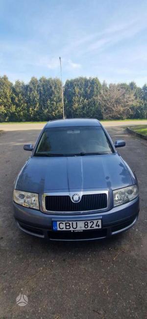 Blue Skoda SuperB 2003 in Ariogala, with an engine capacity of 1.98 L and mileage of 258 thousand km for 2999 €, photo 3 on AUTOMOTO.COM.LV