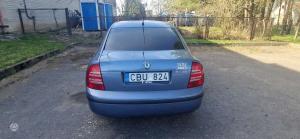 Blue Skoda SuperB 2003 in Ariogala, with an engine capacity of 1.98 L and mileage of 258 thousand km for 2999 €, photo 6 on AUTOMOTO.COM.LV