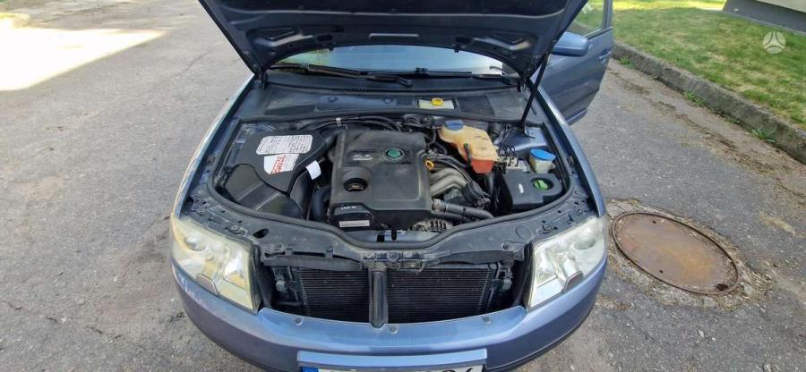 Blue Skoda SuperB 2003 in Ariogala, with an engine capacity of 1.98 L and mileage of 258 thousand km for 2999 €, photo 14 on AUTOMOTO.COM.LV
