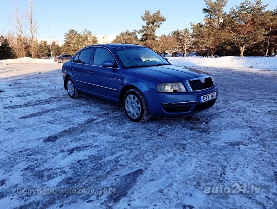 Blue Skoda SuperB 2004 in Tallinn, with an engine capacity of 1.80 L and mileage of 344 thousand km for 899 €, photo 2 on AUTOMOTO.COM.LV