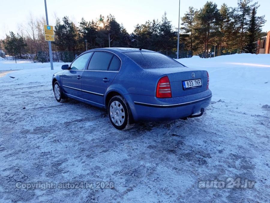 Blue Skoda SuperB 2004 in Tallinn, with an engine capacity of 1.80 L and mileage of 344 thousand km for 899 €, photo 4 on AUTOMOTO.COM.LV