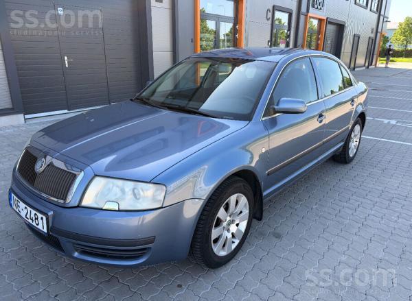 Синий Шкода Суперб 2005 в Рига, объемом двигателя 1.90 л и пробегом 222 тыс. км за 1700 €, фото 6 на AUTOMOTO.COM.LV