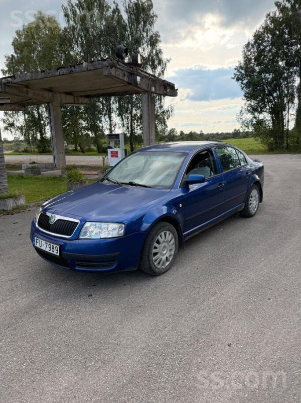 Синий Шкода Суперб 2006 в Рига, объемом двигателя 2.00 л и пробегом 241 тыс. км за 1550 €, фото 1 на AUTOMOTO.COM.LV