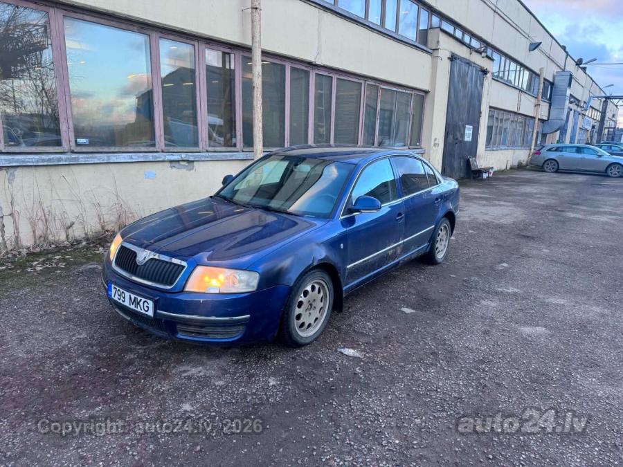 Blue Skoda SuperB 2007 in Tallinn, with an engine capacity of 2.50 L and mileage of 382 thousand km for 999 €, photo 1 on AUTOMOTO.COM.LV