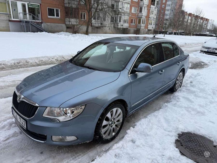 Blue Skoda SuperB 2008 in Klaipeda, with an engine capacity of 1.80 L and mileage of 213 thousand km for 3200 €, photo 5 on AUTOMOTO.COM.LV