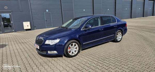 Blue Skoda SuperB 2009 in Kaunas, with an engine capacity of 1.90 L and mileage of 0 thousand km for 3850 €, photo 4 on AUTOMOTO.COM.LV