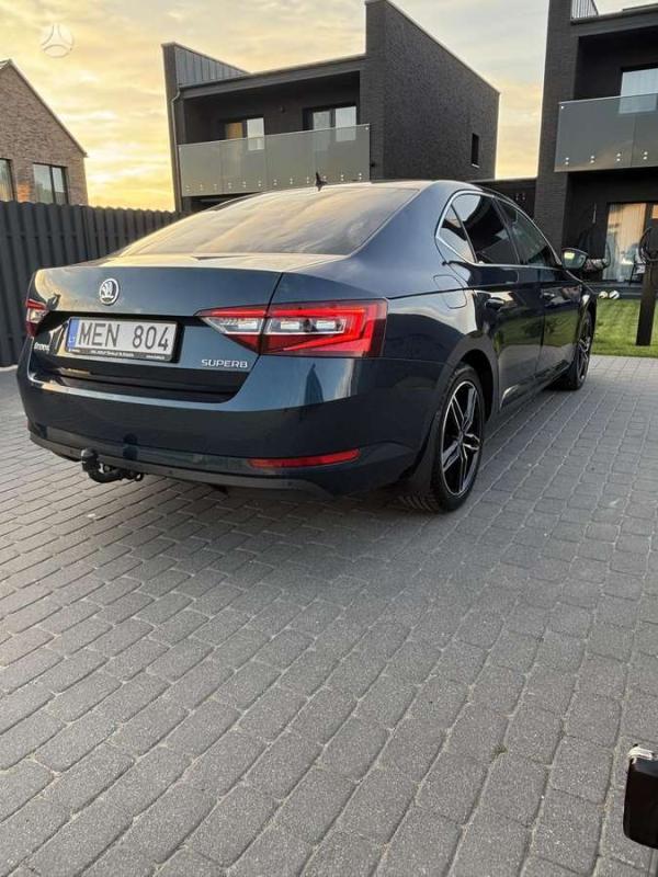 Blue Skoda SuperB 2017 in Klaipeda, with an engine capacity of 1.80 L and mileage of 249 thousand km for 11900 €, photo 8 on AUTOMOTO.COM.LV