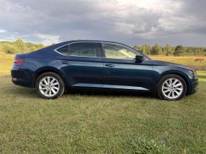 Blue Skoda SuperB 2019 in Ukmerge, with an engine capacity of 1.50 L and mileage of 108 thousand km for 16900 €, photo 6 on AUTOMOTO.COM.LV