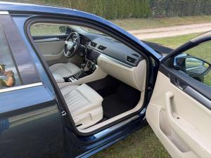 Blue Skoda SuperB 2019 in Ukmerge, with an engine capacity of 1.50 L and mileage of 108 thousand km for 16900 €, photo 13 on AUTOMOTO.COM.LV