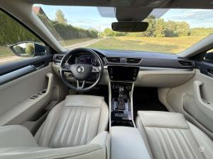 Blue Skoda SuperB 2019 in Ukmerge, with an engine capacity of 1.50 L and mileage of 108 thousand km for 16900 €, photo 15 on AUTOMOTO.COM.LV