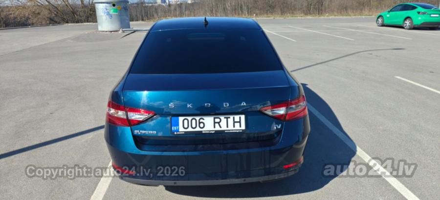 Blue Skoda SuperB 2020 in Tallinn, with an engine capacity of 1.40 L and mileage of 55 thousand km for 22000 €, photo 4 on AUTOMOTO.COM.LV