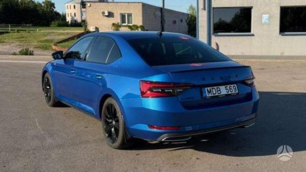 Zils Skoda SuperB 2021 Kauņa, ar dzinēja tilpumu 1.98 L un nobraukumu 96 tūkst. km par 21000 €, foto 3 vietnē AUTOMOTO.COM.LV