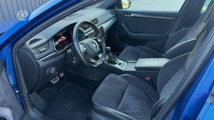 Blue Skoda SuperB 2021 in Kaunas, with an engine capacity of 1.98 L and mileage of 96 thousand km for 21000 €, photo 11 on AUTOMOTO.COM.LV