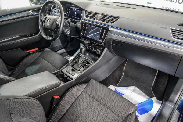 Zils Skoda SuperB 2022 Kauņa, ar dzinēja tilpumu 1.40 L un nobraukumu 0 tūkst. km par 17990 €, foto 11 vietnē AUTOMOTO.COM.LV