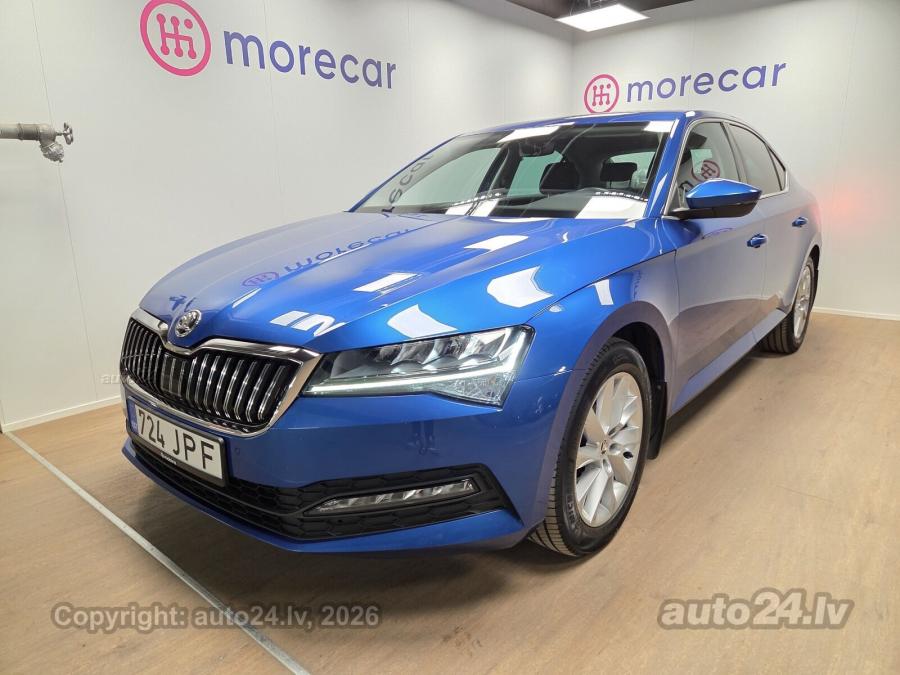 Zils Skoda SuperB 2023 Tallina, ar dzinēja tilpumu 1.50 L un nobraukumu 60 tūkst. km par 22900 €, foto 4 vietnē AUTOMOTO.COM.LV