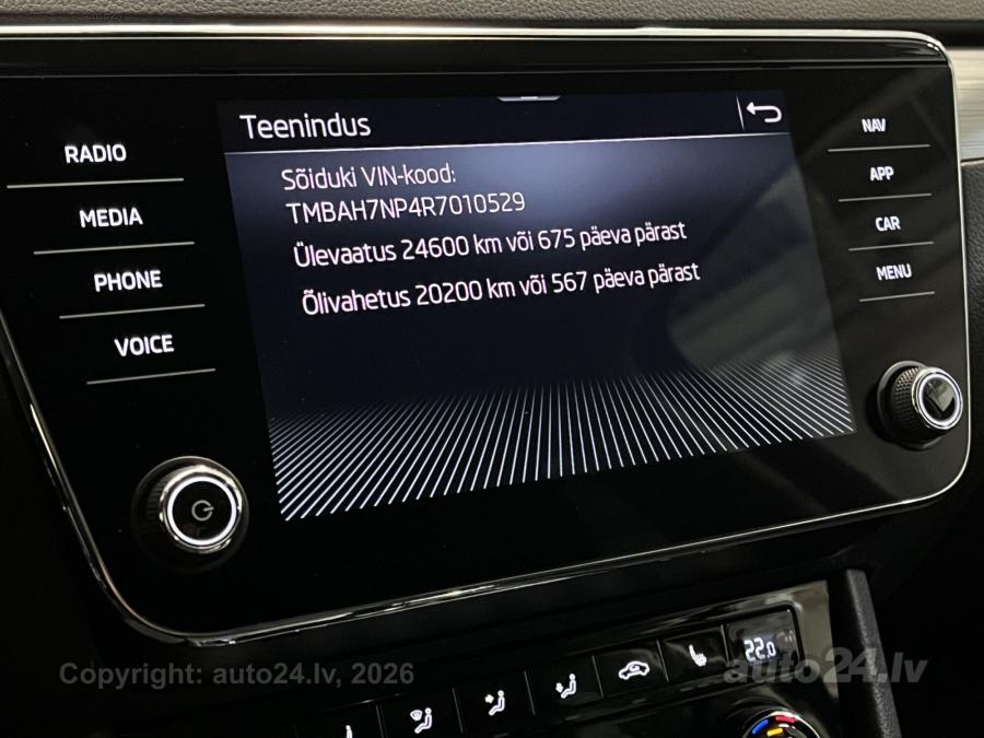 Zils Skoda SuperB 2023 Tallina, ar dzinēja tilpumu 2.00 L un nobraukumu 146 tūkst. km par 18900 €, foto 10 vietnē AUTOMOTO.COM.LV