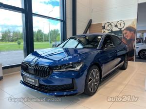 Blue Skoda SuperB 2026 in Rakvere, with an engine capacity of 2.00 L and mileage of 6 thousand km for 47100 €, photo  on AUTOMOTO.COM.LV