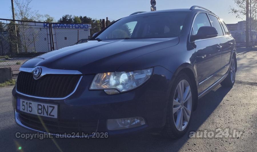 Blue Skoda SuperB 2011 in Tallinn, with an engine capacity of 2.00 L and mileage of 340 thousand km for 4800 €, photo 1 on AUTOMOTO.COM.LV