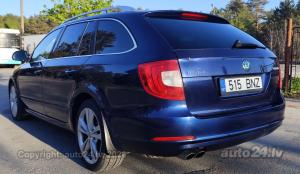 Blue Skoda SuperB 2011 in Tallinn, with an engine capacity of 2.00 L and mileage of 340 thousand km for 4800 €, photo 8 on AUTOMOTO.COM.LV
