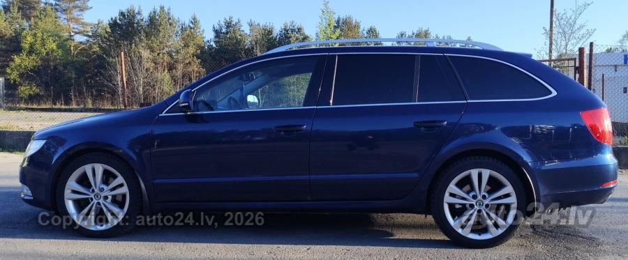 Blue Skoda SuperB 2011 in Tallinn, with an engine capacity of 2.00 L and mileage of 340 thousand km for 4800 €, photo 9 on AUTOMOTO.COM.LV