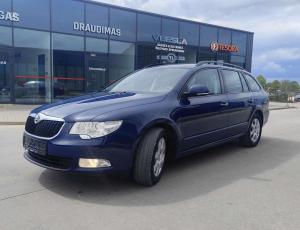 Blue Skoda SuperB 2012 in Siauliai, with an engine capacity of 1.97 L and mileage of 274 thousand km for 4250 €, photo 3 on AUTOMOTO.COM.LV