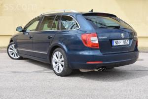 Blue Skoda SuperB 2014 in Talsi, with an engine capacity of 2.00 L and mileage of 335 thousand km for 6300 €, photo 3 on AUTOMOTO.COM.LV
