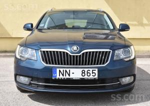 Blue Skoda SuperB 2014 in Talsi, with an engine capacity of 2.00 L and mileage of 335 thousand km for 6300 €, photo 4 on AUTOMOTO.COM.LV