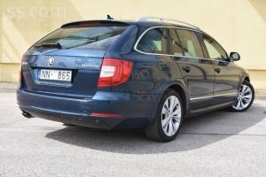 Blue Skoda SuperB 2014 in Talsi, with an engine capacity of 2.00 L and mileage of 335 thousand km for 6300 €, photo 6 on AUTOMOTO.COM.LV