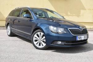 Zils Skoda SuperB 2014 Talsi, ar dzinēja tilpumu 2.00 L un nobraukumu 335 tūkst. km par 6300 €, foto  vietnē AUTOMOTO.COM.LV