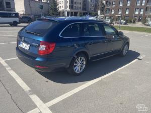 Blue Skoda SuperB 2014 in Vilnius, with an engine capacity of 2.00 L and mileage of 277 thousand km for 6200 €, photo 7 on AUTOMOTO.COM.LV