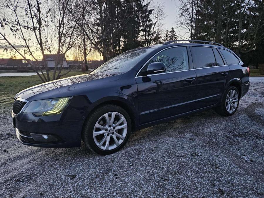 Blue Skoda SuperB 2015 in Radviliskis, with an engine capacity of 1.97 L and mileage of 300 thousand km for 6600 €, photo 2 on AUTOMOTO.COM.LV