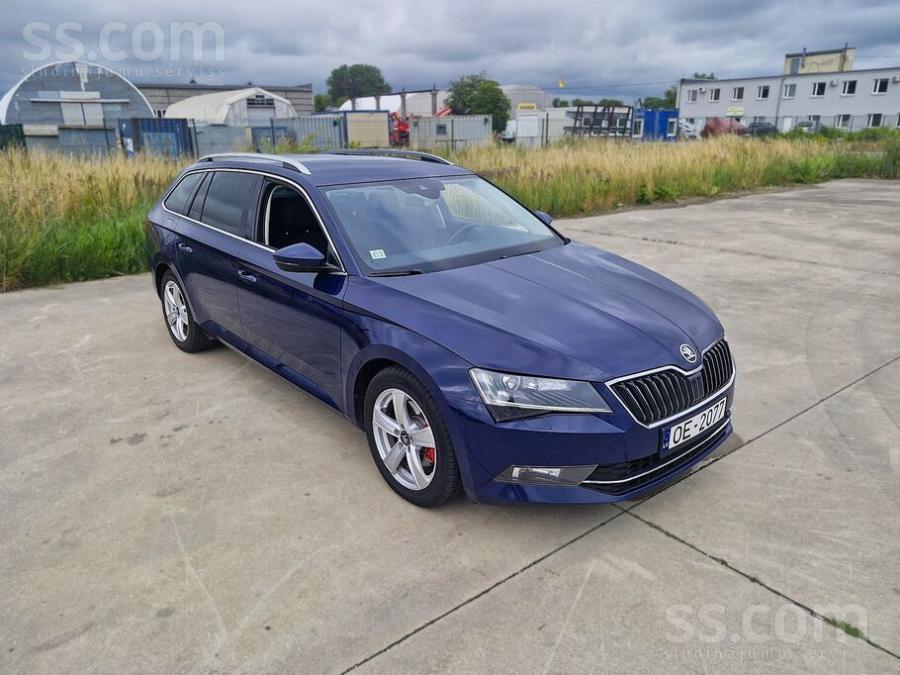 Zils Skoda SuperB 2016 Liepāja, ar dzinēja tilpumu 2.00 L un nobraukumu 270 tūkst. km par 12600 €, foto 1 vietnē AUTOMOTO.COM.LV