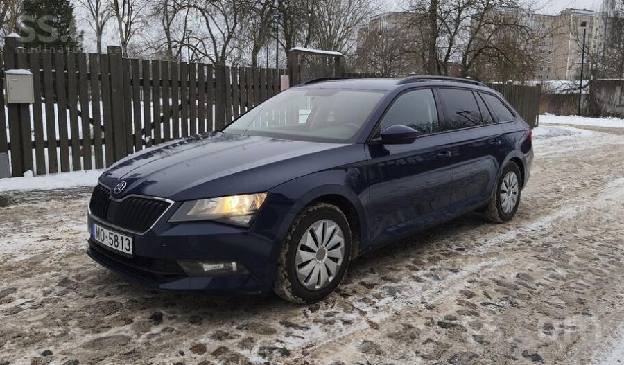 Zils Skoda SuperB 2016 Jelgava, ar dzinēja tilpumu 2.00 L un nobraukumu 0 tūkst. km par 8790 €, foto 1 vietnē AUTOMOTO.COM.LV