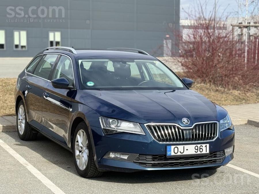 Blue Skoda SuperB 2016 in Riga, with an engine capacity of 1.60 L and mileage of 316 thousand km for 7590 €, photo 4 on AUTOMOTO.COM.LV