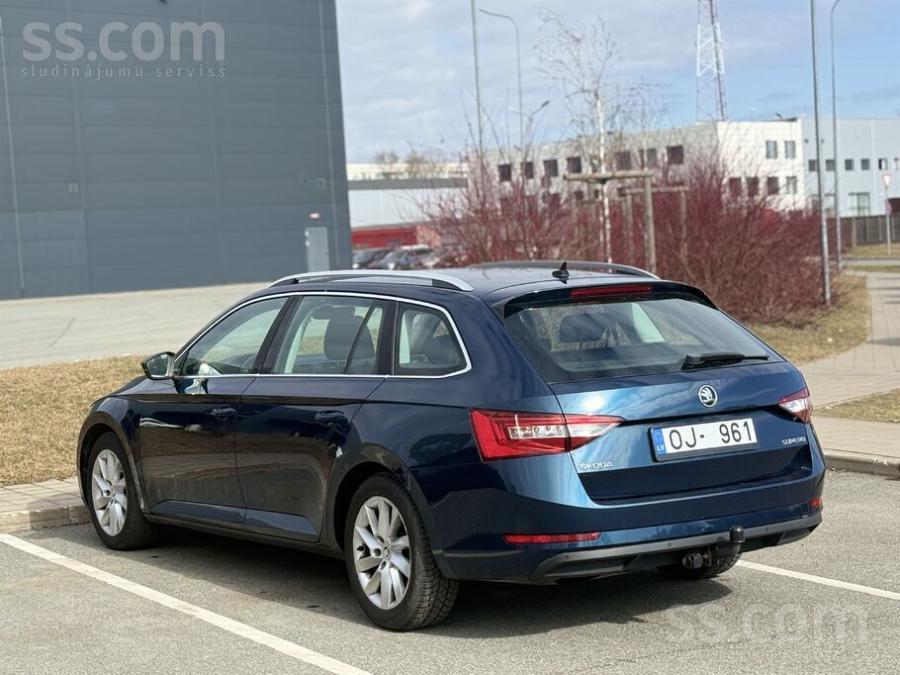 Blue Skoda SuperB 2016 in Riga, with an engine capacity of 1.60 L and mileage of 316 thousand km for 7590 €, photo 6 on AUTOMOTO.COM.LV