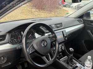 Blue Skoda SuperB 2016 in Riga, with an engine capacity of 1.60 L and mileage of 316 thousand km for 7590 €, photo 11 on AUTOMOTO.COM.LV
