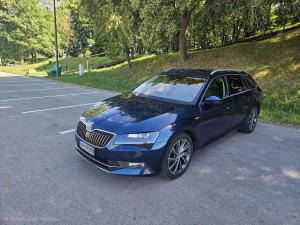 Zils Skoda SuperB 2016 Kauņa, ar dzinēja tilpumu 1.97 L un nobraukumu 326 tūkst. km par 12500 €, foto  vietnē AUTOMOTO.COM.LV