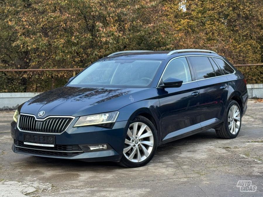 Blue Skoda SuperB 2016 in Vilnius, with an engine capacity of 2.00 L and mileage of 285 thousand km for 11800 €, photo 1 on AUTOMOTO.COM.LV
