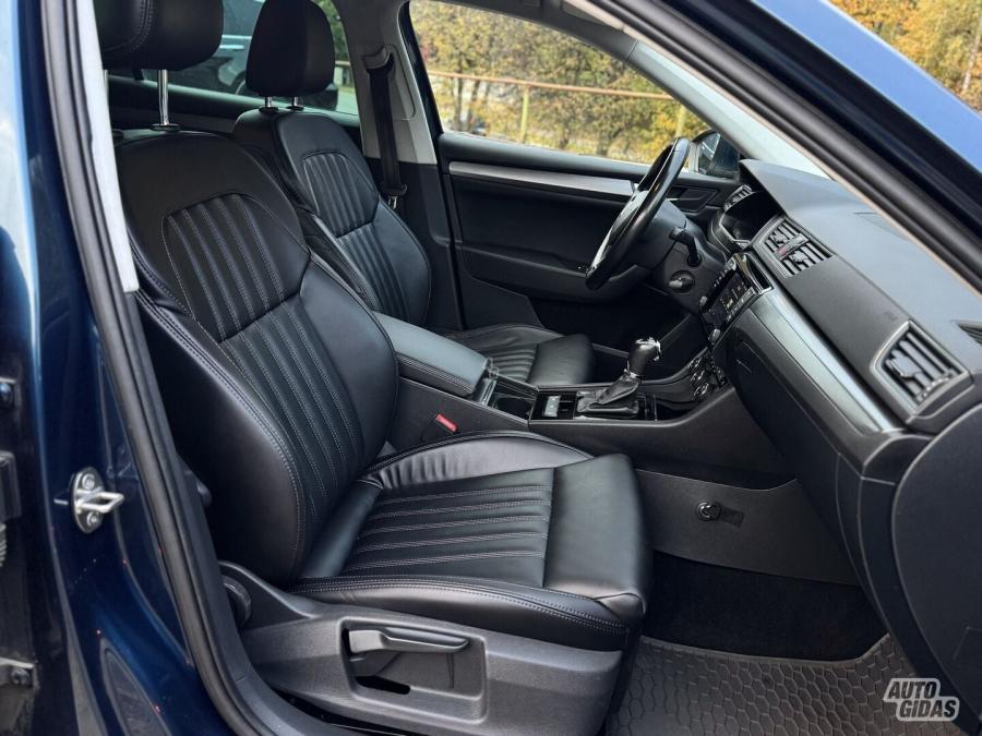Blue Skoda SuperB 2016 in Vilnius, with an engine capacity of 2.00 L and mileage of 285 thousand km for 11800 €, photo 9 on AUTOMOTO.COM.LV